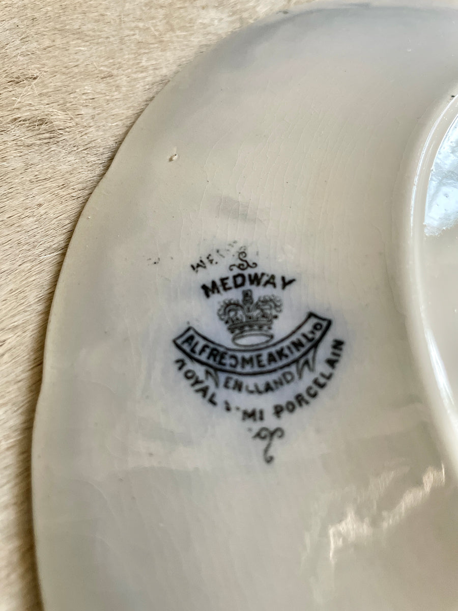 Antique Blue/White Alfred Meakin Plates set/6 – Arrow&Branch Home